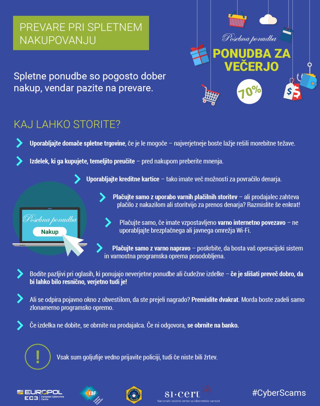 Policija - Sedem vrst spletnih finančnih prevar, ki jim uporabniki ...